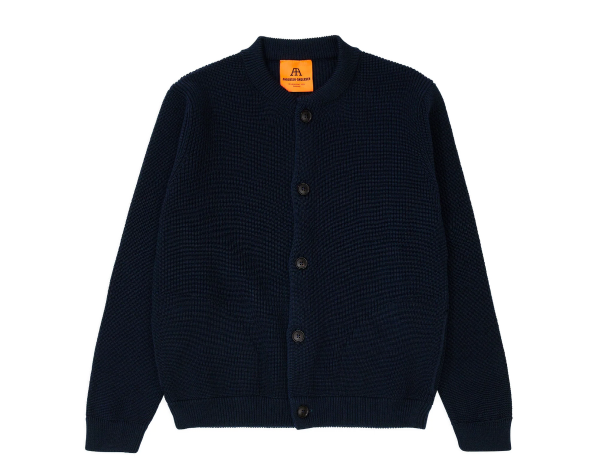 Andersen-Andersen Skipper Jacket Navy Blue – 14oz Onlinestore